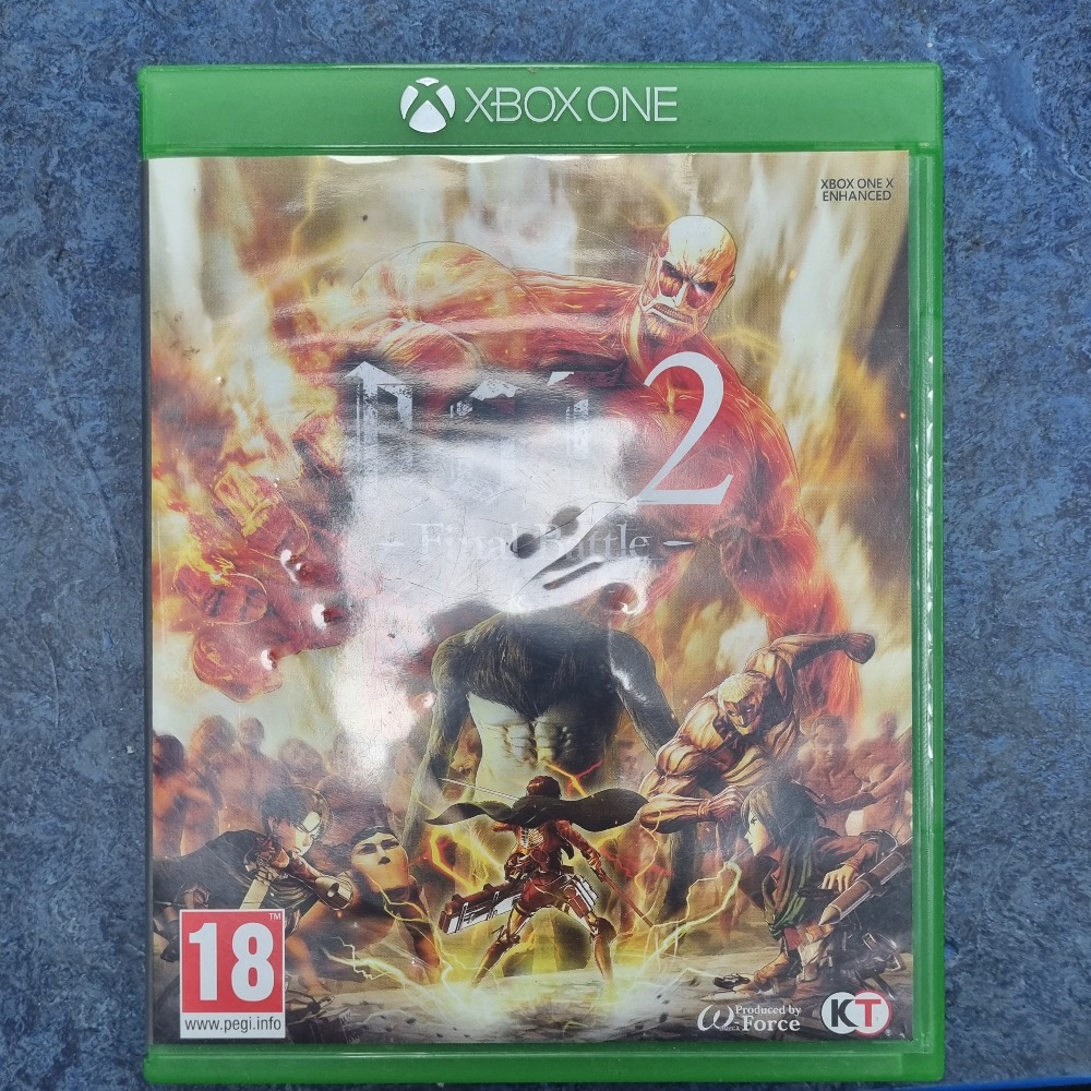 Pre-owned Microsoft xbox one aot 2 final battle - Own4Less